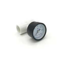 In Line Pressure Gauge Unit W/Pipe Tee, 1/8" MPT