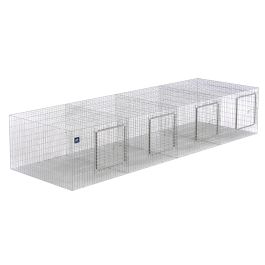 96 x 30 x 18 (4x) Modular Wire Rabbit Cage